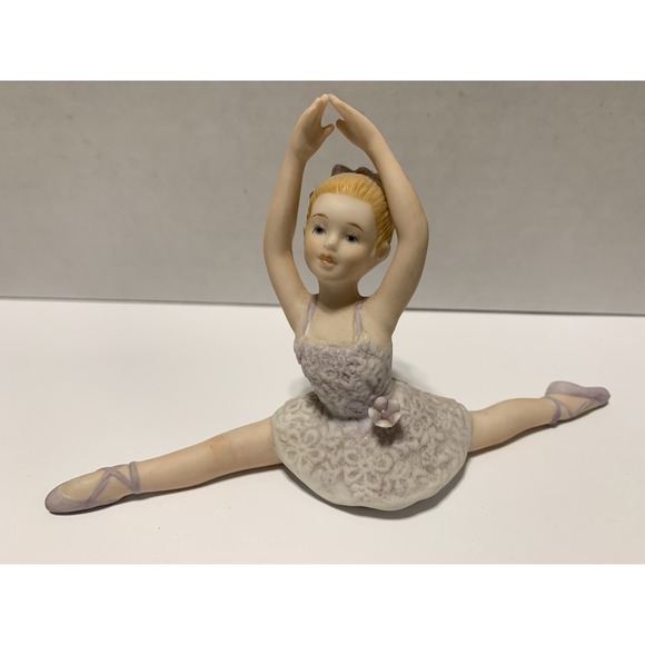 Enesco | Toys | 985 Enesco Ceramic Ballerina Figurine Lavender Dress 3 ...